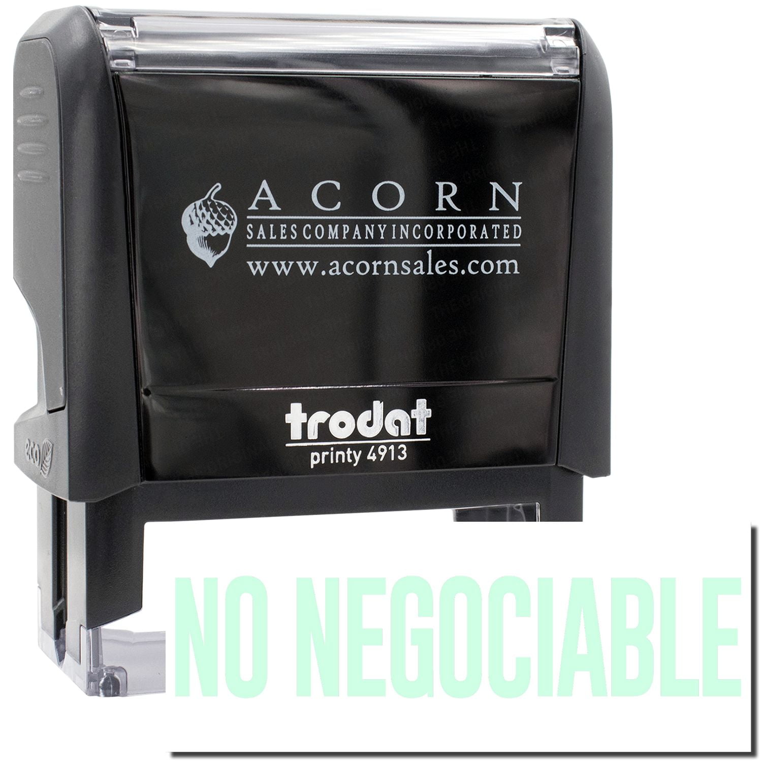 Large Self-Inking No Negociable Stamp, Trodat Printy 4913, Press and ...