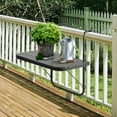 Balcony Table Hanging Deck Railing Table Outdoor Balcony Bar Table for ...