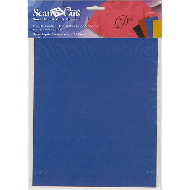 Brother ScanNCut 8.5"X11" Iron-On Transfer Film Sheets-Assorted ...