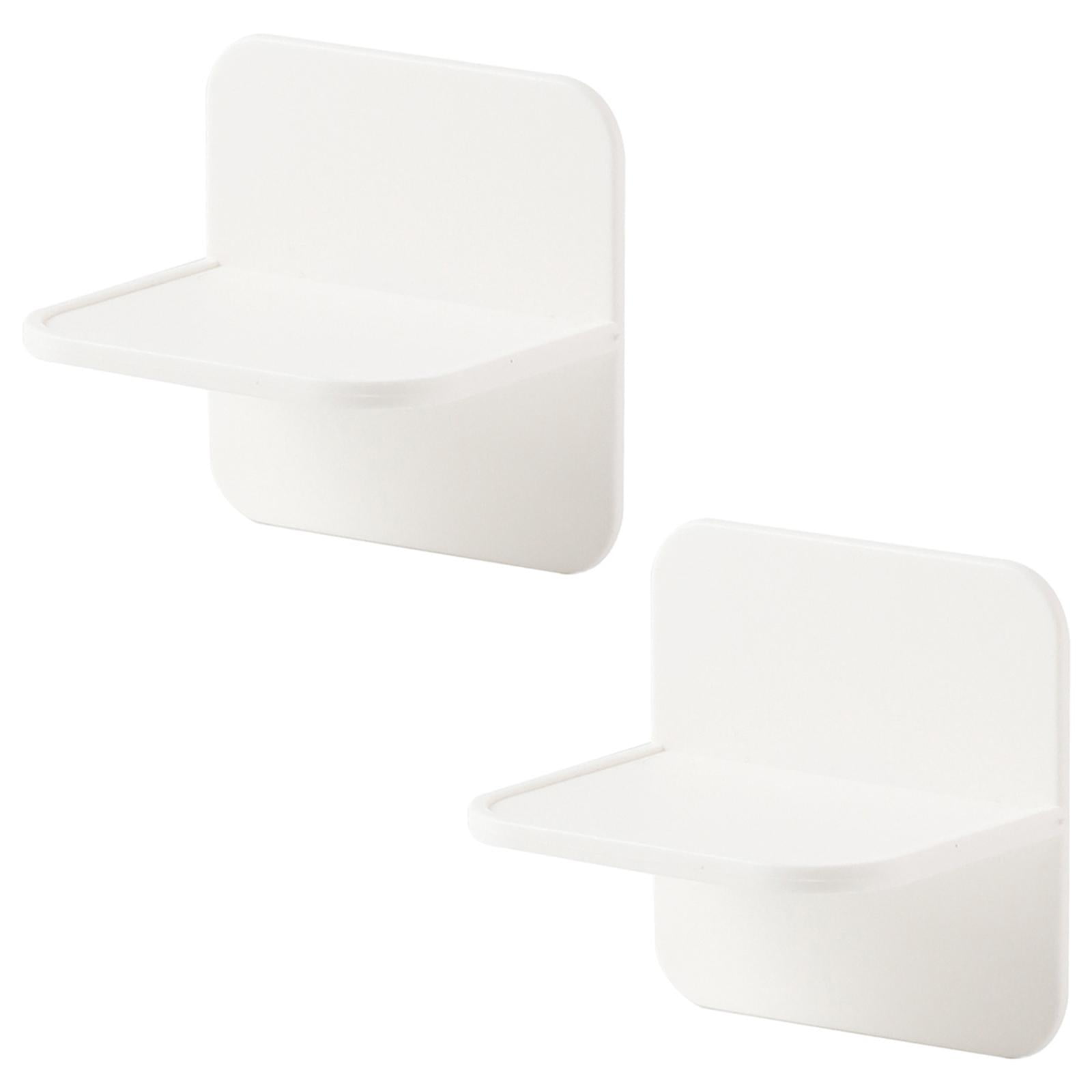 2x Self Adhesive Shelf Support Holder No Drill for Cabinets and ...