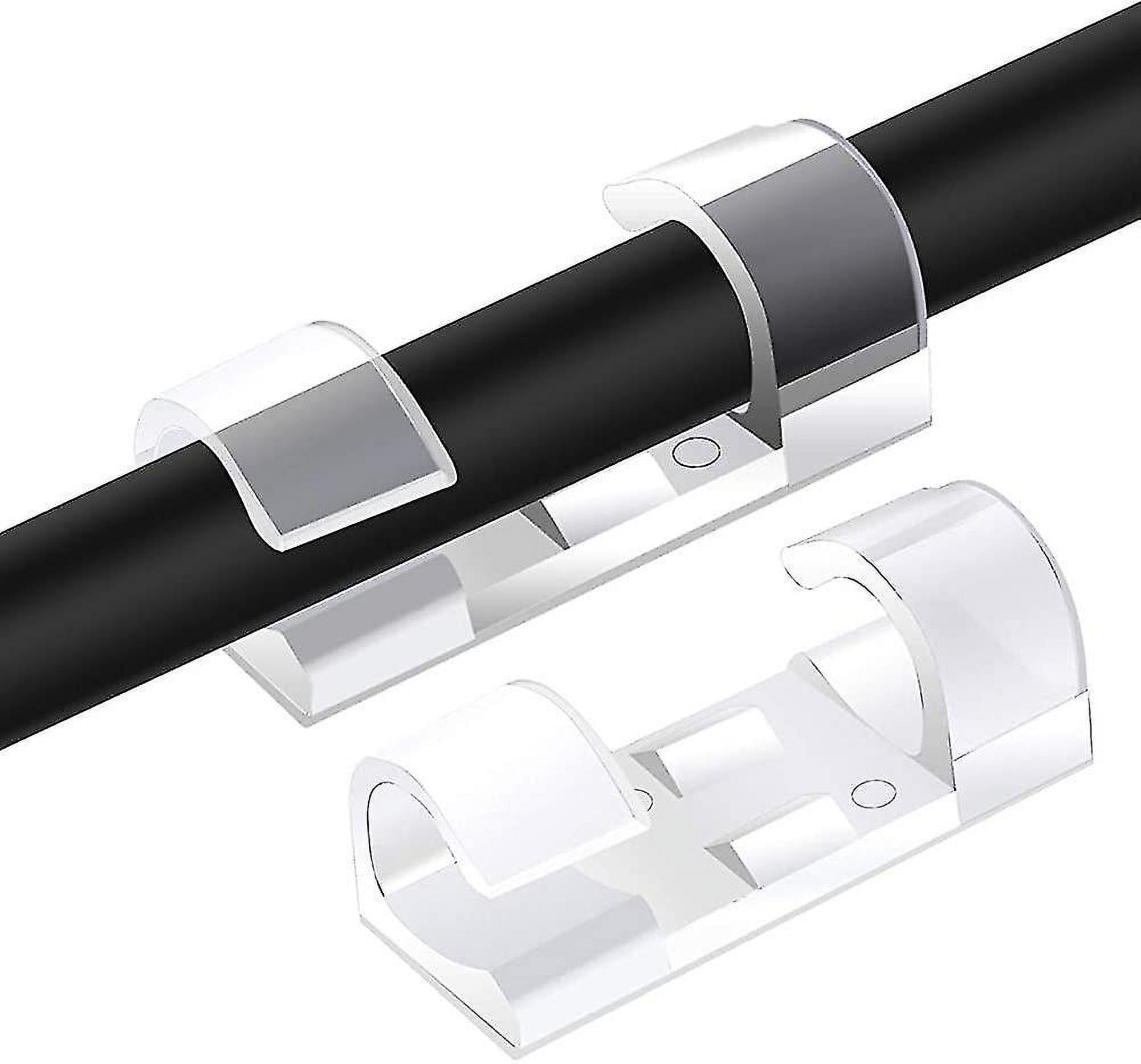 60 piezas Clips para cables soporte para cables, juego autoadhesivo de ...