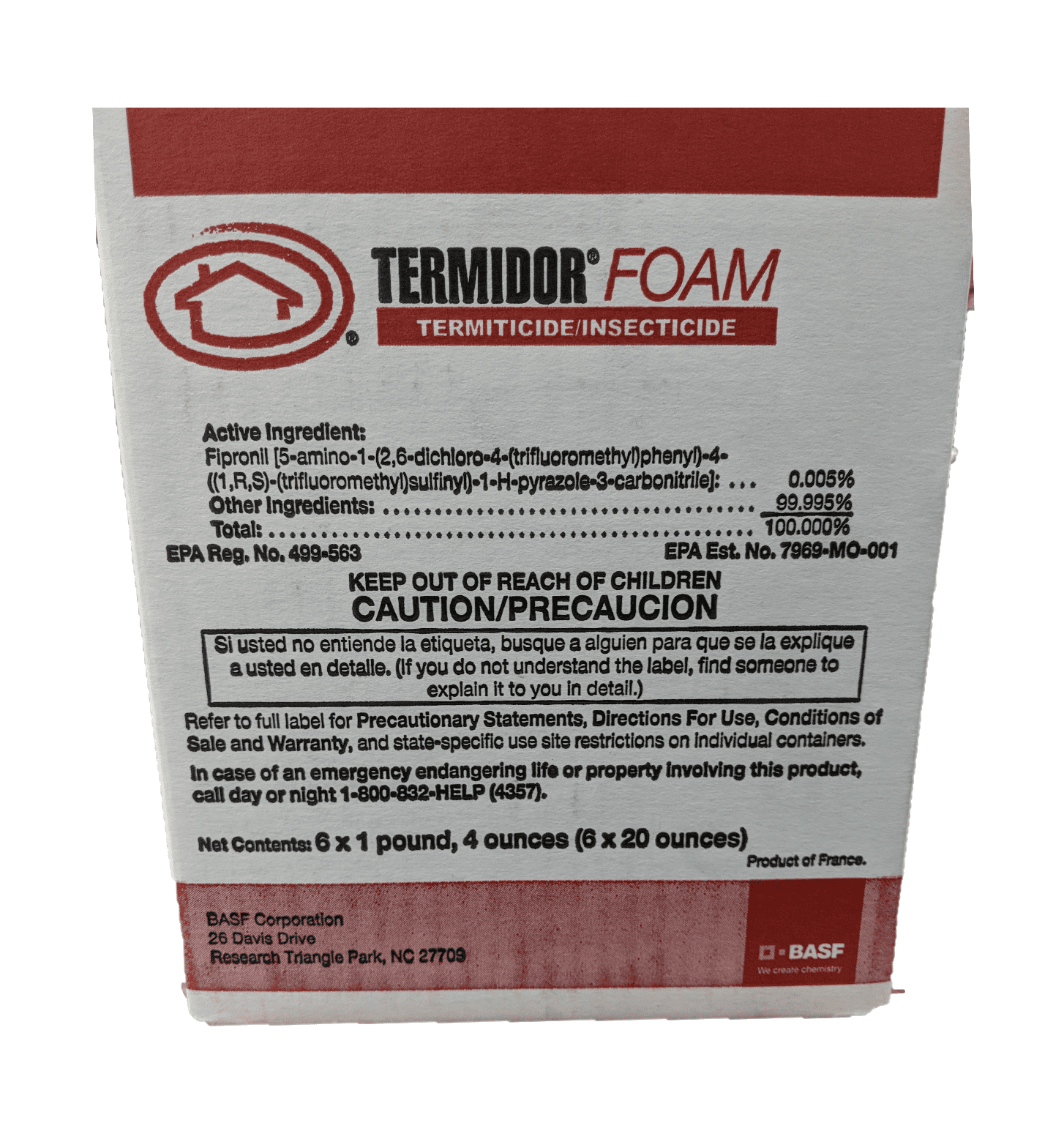 Termidor Foam Termiticide/Insecticide - For Use Against Termites and ...