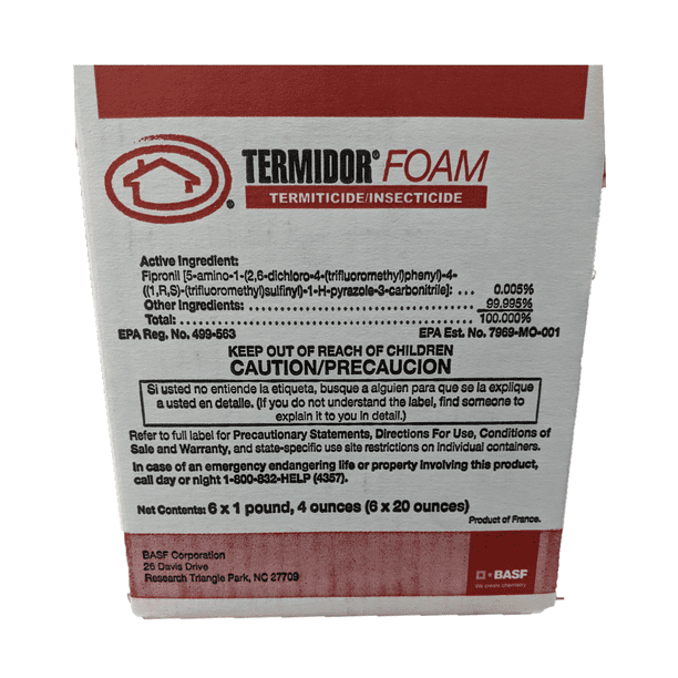 Termidor Foam Termiticide/Insecticide - For Use Against Termites and ...