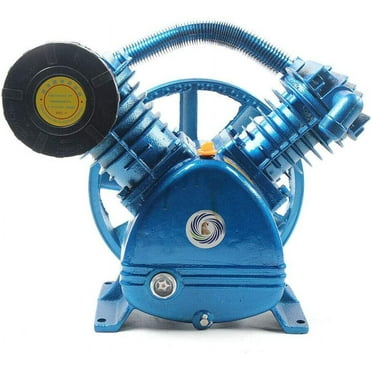 5.5HP V Type Twin Cylinder Air Compressor Pump Head, Double Stage, High ...