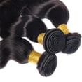 Body Wave Bundles with 4x4 Closure Double Weft Human Hair Extensions ...