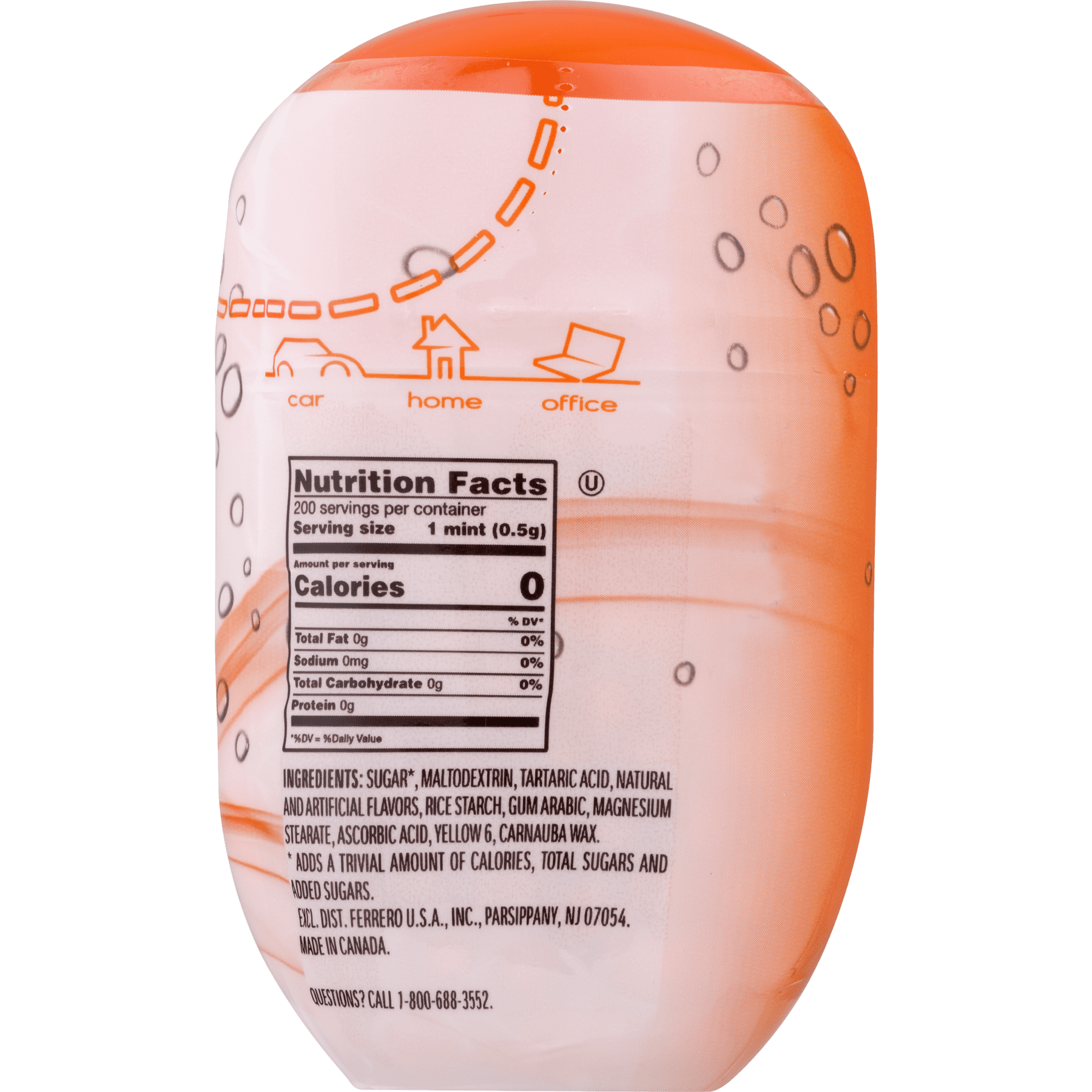 Tic Tac Orange Nutrition Facts Besto Blog