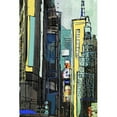 Urban Sketch Monday Painting Print on Wrapped Canvas - Walmart.com