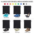 10 PCS Travel Shoe Bags, Non-Woven With Rope For Men and Women Travel ...