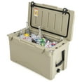 Spaco 50 QT Rotomolded Cooler Insulated Portable Ice Chest with ...