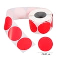 Amosfun Round Yellow Printable Label Roll for Book Thermal Sticker with ...