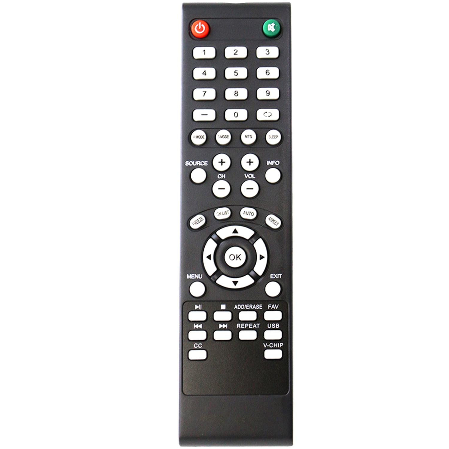 New Replaced Remote Control fit for Element Digital LED TV ELEFW408 ...