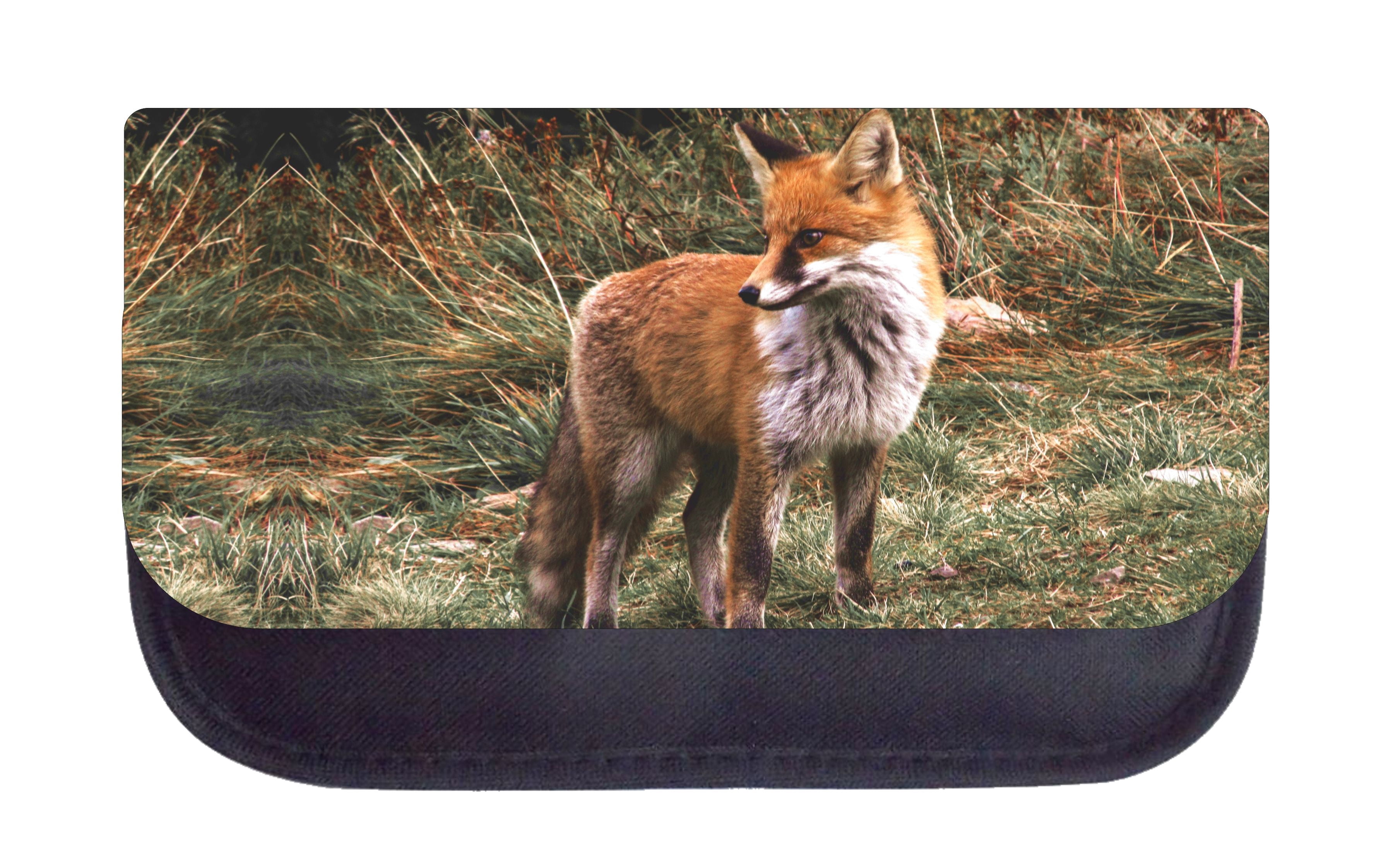Pencil Pouch Animal Fox in Forest Pencil Pouch 2 Pocket Pencil Case ...