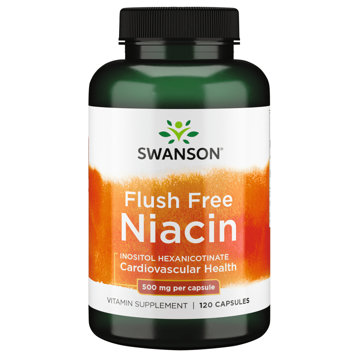 Swanson Flush Free Niacin 500 mg 120 Capsules - Walmart.com