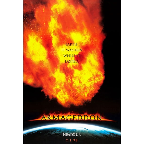 Armageddon Movie Poster 24x36 Art decor Art Poster 24x36 Multi-Color ...