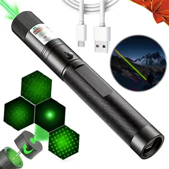 GJX High-Power Waterproof Laser Pointer for Outdoor Use, High Lumen ...