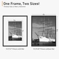 CERPXFF-8x10 Picture Frame, Aluminum 8x10 Frame Matted to 5x7, 8 x 10 ...