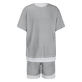 Boys' 2 Piece Outfits Summer Short Sleeve Crew Neck T shirts and Shorts ...