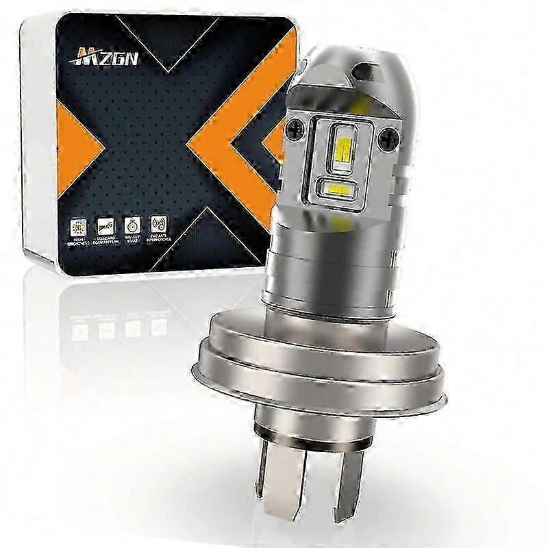 MZGN R2 P45T LED Headlight Bulb for Motorcycles, 12V, High/Low Beam ...