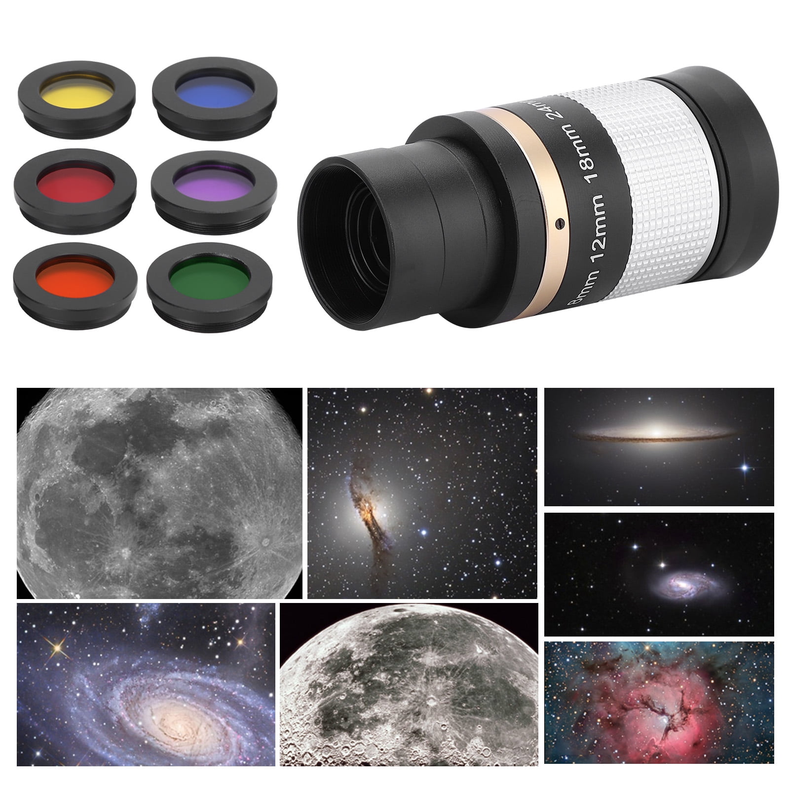 Filtro de ocular del telescopio astronómico, telescopios astronómicos ...