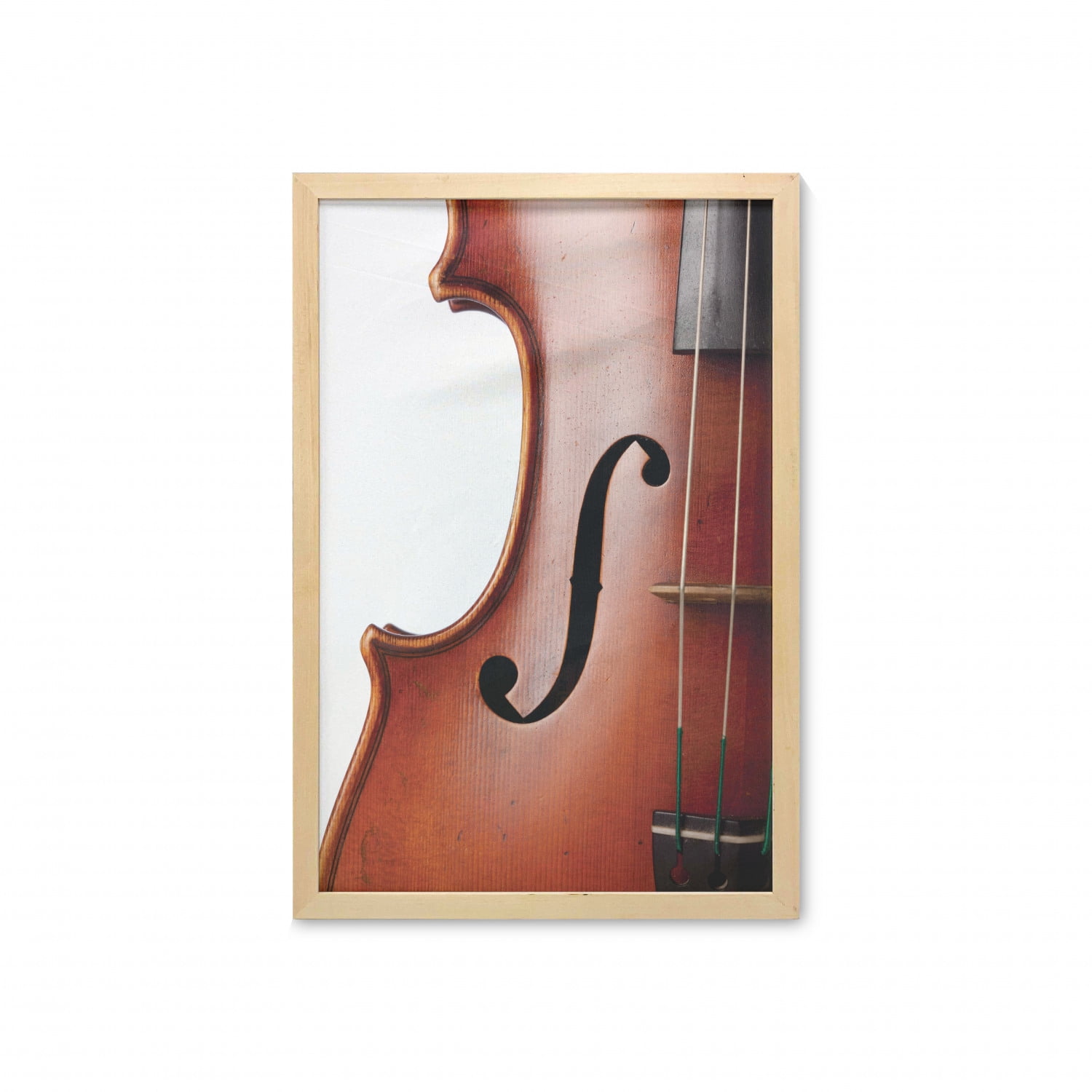 Cello Wall Art with Frame, Macro Photography of Classical Music ...