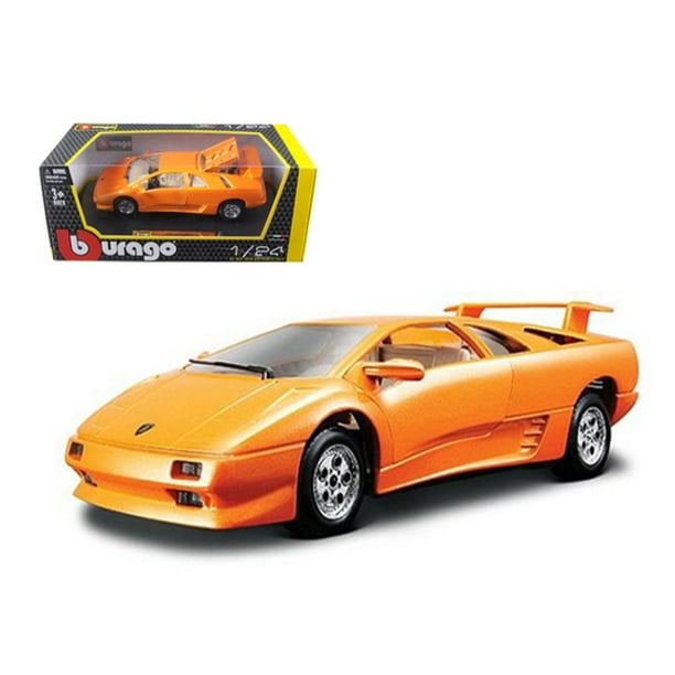 Lamborghini Diablo Orange 1/24 Modelo de coche fundido a presión por ...