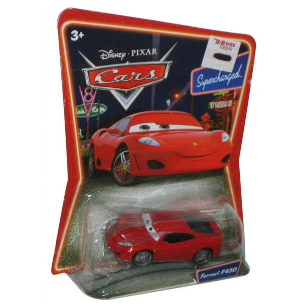 Disney Pixar Cars Movie Ferrari F430 Supercharged Red Die Cast Toy Car ...