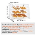 Pastry Display Case, 3-Tier Commercial Countertop Bakery Display Case ...