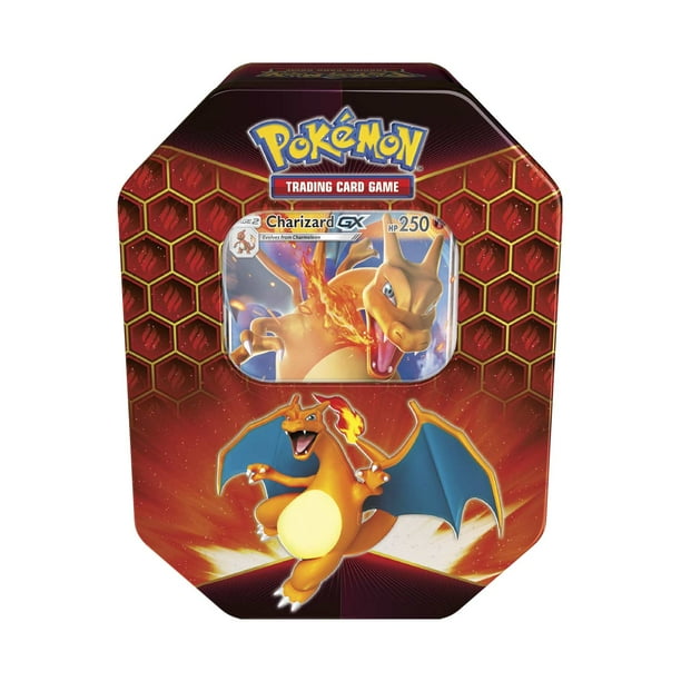 Pokemon TCG Sun and Moon 11.5 Hidden Fates GX Tin- Charizard GX ...