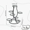 7-Slot Iron Easter Egg Display Stands Metal Ball Sphere Display Rack ...