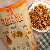 Roastery Coast Healthy Nut Mix | 3lbs | Almonds, Cashews, Walnuts | Dry ...