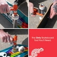 REFLEX THREADER SKATE UTILI TOOL All in one for Skateboard Longboard ORANGE - Walmart.com