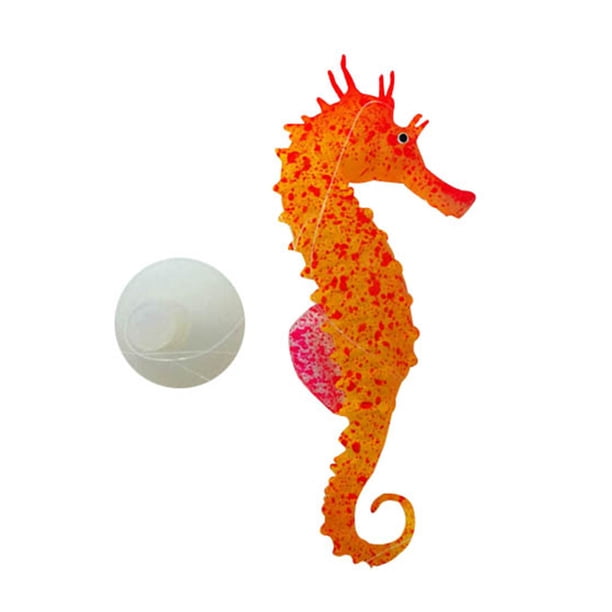 xinxinxx Luminous Artificial Seahorse Silicone Fake Hippocampus for ...