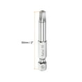H5 Magnetic Security Pentagon Screwdriver Bit 1/4" Hex Shank 2" Length ...