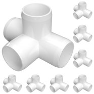 4 way L/T 2" - Utility Grade 4 Way PVC Fitting - Walmart.com