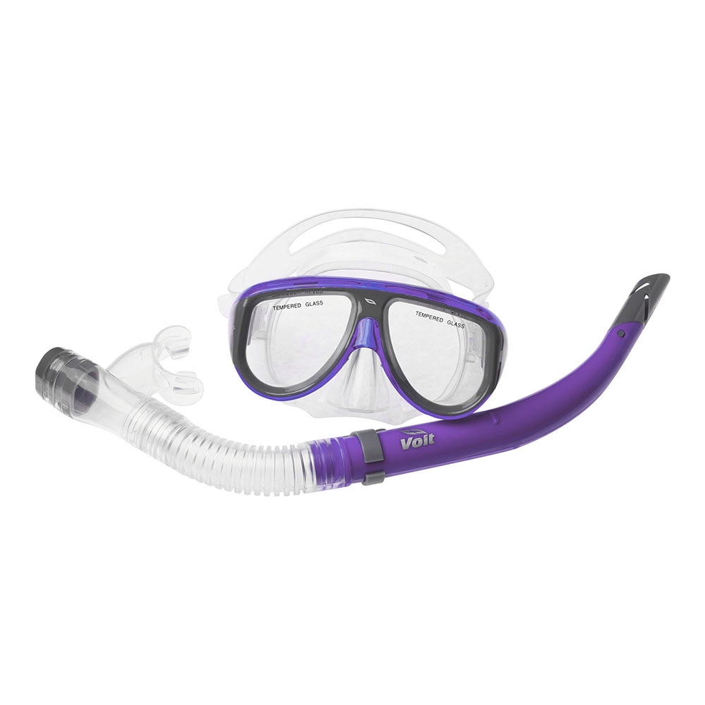 Voit Set Acuatico Adulto 2 piezas: snorkel y visor, color morado ...