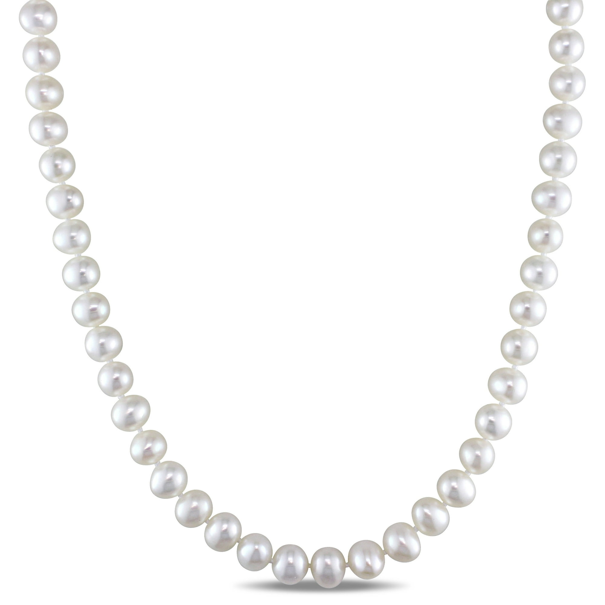 Click here for Miabella Womens Cultured Pearl Sterling Silver Nec... prices