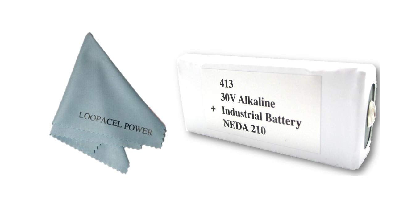 Loopacell 413 30V Alkaline Industrial Battery Neda 210 with Loopacell ...
