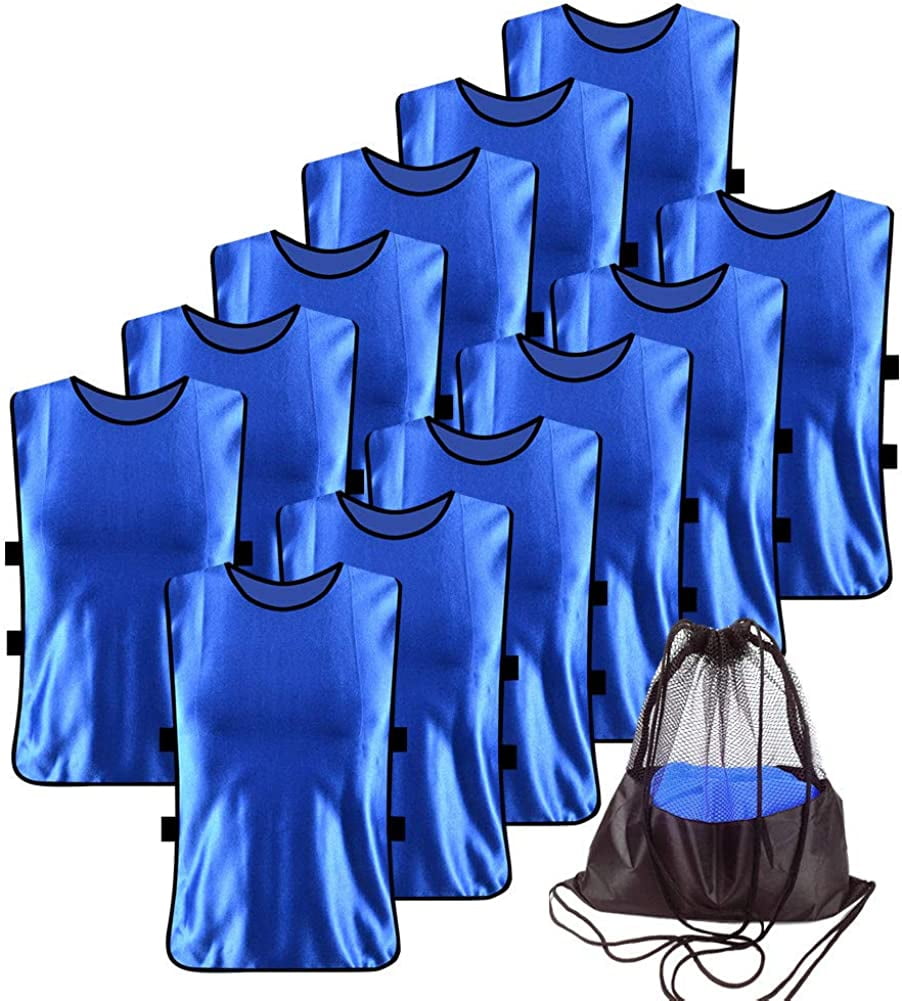 YOUI-GIFTS 12 Pack Pennies for Soccer Scrimmage Vest Practice Jersey ...