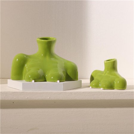 Vase Creative Human Body Ceramic Vase Half-Length Portrait of A Woman ...