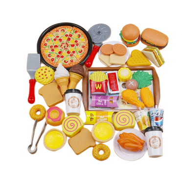 Wooden Scoop and Serve Ice Cream Counter (40 pcs) - Play Food and ...