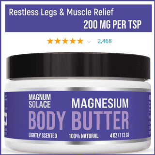 Magnesium Cream for Leg Pain | Restless Legs Calming Creme | by ...