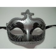 Burgundy and Gold Opera Eye Mask Adult Accessory - Walmart.com