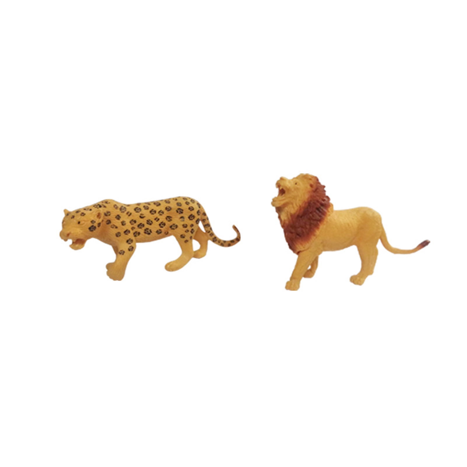 Simulated Animal Models Set of 2, Horse Sheep Lion Tiger Deer Elephant ...