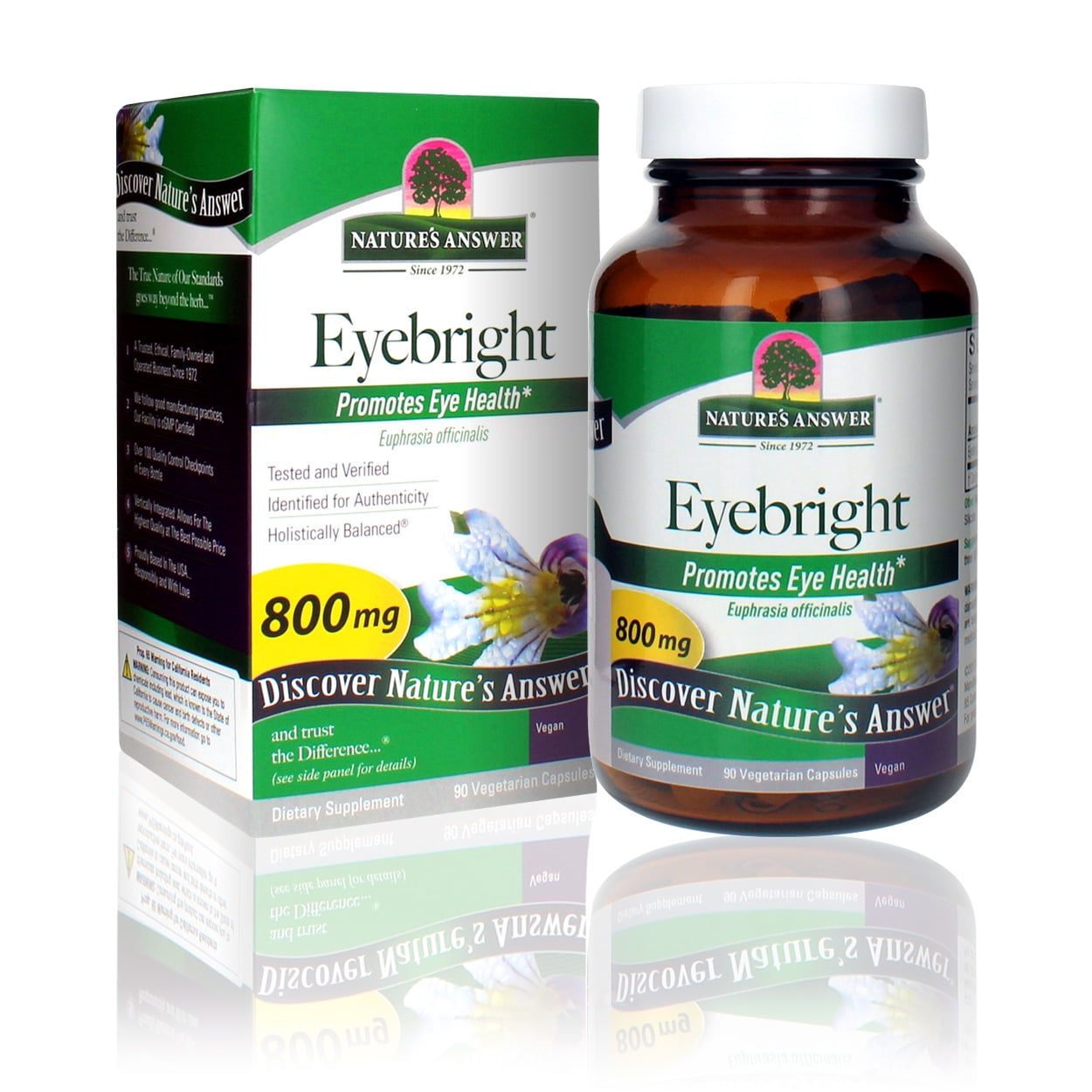 Eyebright, 400 mg, 90 Vegetarian Capsules, Nature's Answer - Walmart.com