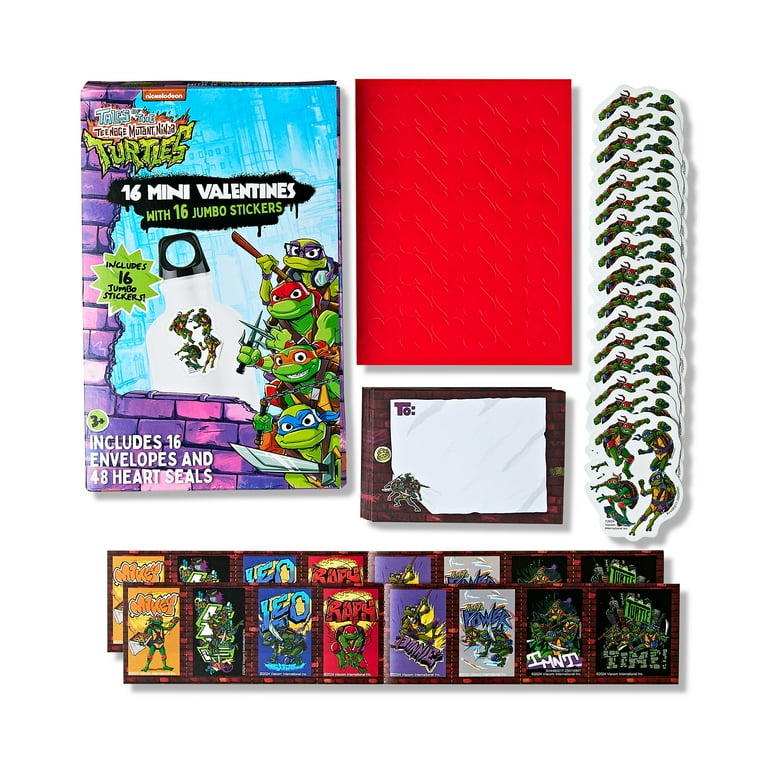 Teenage Mutant Ninja Turtles Valentine Cards