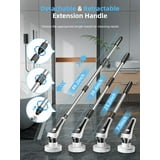 Electric Spin Scrubber,Cordless Shower Scrubber with Power Display ...