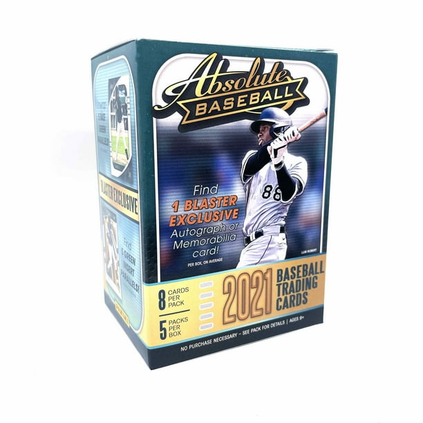 2021 Panini Absolute Baseball Trading Cards Blaster Box - Walmart.com
