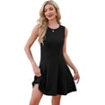 otnbgsr Women's 2026 Elegant Sleeveless Cocktail Dress Round Neck A ...