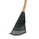 Expert Gardener 8-inch Wood & Poly Shrub Leaf Rake - Walmart.com