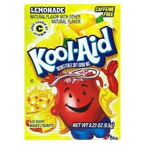 Kool-Aid Drink Mix, Lemonade (Pack of 48) - Walmart.com
